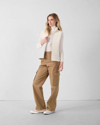 Jott Doudoune sans manches stretch Naturel Grenada - Taille XXL