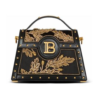 Balmain Femme, Sacs, Noir, Taille: ONE Size Sac B-Buzz Dynasty en satin brod&eacute;