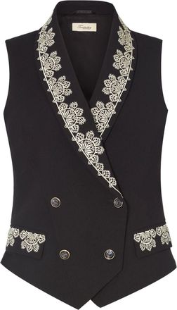 Temperley London Lottie Weste - Schwarz