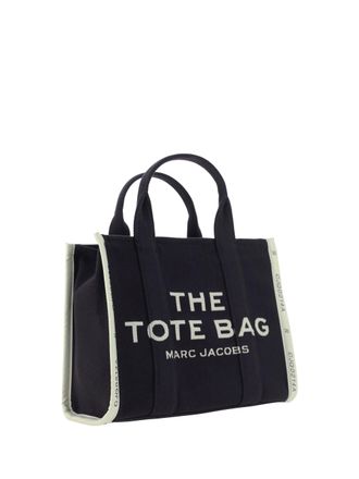 Marc Jacobs Womens The Medium Tote Handbag Black Cotton; Polyester Handbags Hand Bags