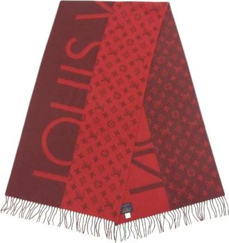 Louis Vuitton Pre-owned Stole - Femme - Pre-owned - Rouge - Taille: ONE Size