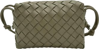 Bottega Veneta Crossbody Bags - Bottega Veneta Mini Loop - Travertine - Gr. unisize - in Gr&uuml;n - f&uuml;r Damen