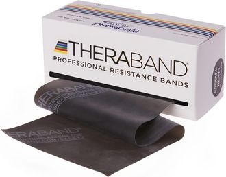 Theraband TheraBand 5,50m im Vorratsrolle | Fitnessband | Gymnastikband | Stretchband f&uuml;r Ganzk&ouml;rpertraining | Widerstandsband | Terrab&auml;nder Therapie, Reha |100