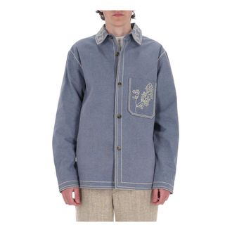 Isabel Marant Overshirt Rudy - - Jackets - Herren - Blau - M