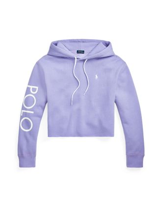 Ralph Lauren LOGO FLEECE CROPPED HOODIE