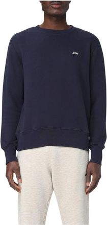 Autry Homme, Sweatshirts et sweats à capuche, Bleu, Taille: L Crew Neck SweaT-shirt