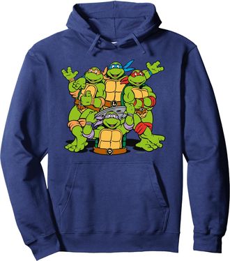 Teenage Mutant Ninja Turtles TMNT Turtle Power Best Friends 80er 90er Reptilien-Cartoon-Liebhaber Pullover Hoodie