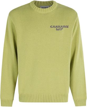 Carhartt Work in Progress Homme, Pulls, Vert, Taille: S Maille ras du cou