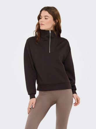 Only Play Sweater ONPLOUNGE HN LS HZ DS SWT NOOS Materialmix, loose fit