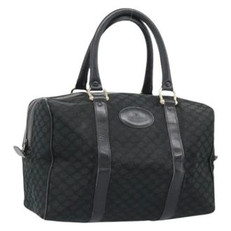 Celine Sac bandouli&egrave;re Macadam Canvas Pre-owned - Femme - Pre-owned - Noir - Taille: ONE Size