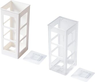 BESPORTBLE 2 St&uuml;ck Wandmontierter Haartrocknerhalter Bohren Kompakter Haarstyling Organizer mit Hoher Tragkraft Vielseitiger Haartool aufbewahrer f&uuml;r Badezimmer 