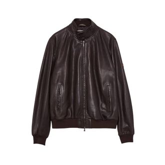 Roy Rogers Homme, Vestes, Brun, Taille: 2XL New Barracuda Leather Jacket