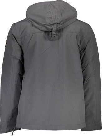Napapijri Hooded Polyamide Jacket - Gray