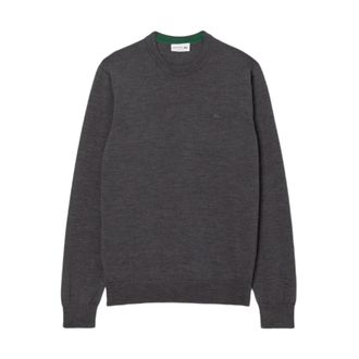 Lacoste Rundhals-Strickpullover - - Knitwear - Herren - Grau - XL