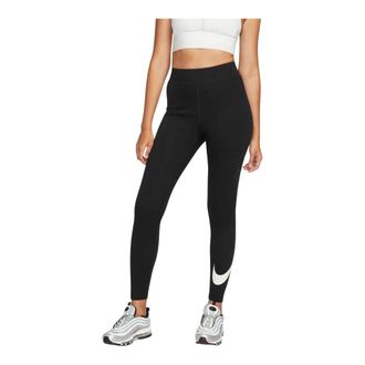 Nike Leggings avec Logo - Femme - Sport - Noir - Taille: 36 FR