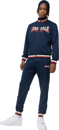 Lonsdale Herren Trainingsanzug normale Passform POOLEWE Navy/Red/Sand M 117373