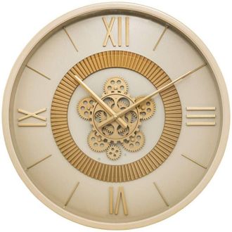 Atmosphera Horloge Giuliana d 50 En M&eacute;tal Beige Atmosphera