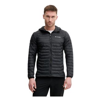 Columbia Veste matelass&eacute;e hybride &agrave; capuche Powder Pass - Homme - Sport - Noir - Taille: XL