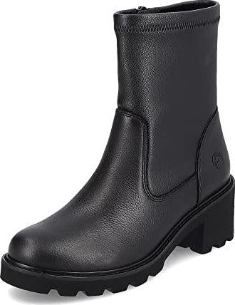 Remonte Femme Bottes D0A77, Dame Bottes dhiver,Semelle int&eacute;rieure Amovible,Bottes dhiver,Bottes &agrave; Demi-Tige,fourr&eacute;,Chaud,Schwarz,39 EU / 6 UK