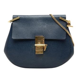 Chlo&eacute; Pre-owned Drew Crossbody - Femme - Pre-owned - Bleu - Taille: ONE Size