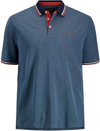 Jack & Jones Jjepaulos Polo - - Tops - Herren - Blau - 5XL