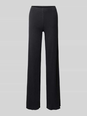 Oh April Flared Stoffhose mit Strukturmuster Modell Lyle