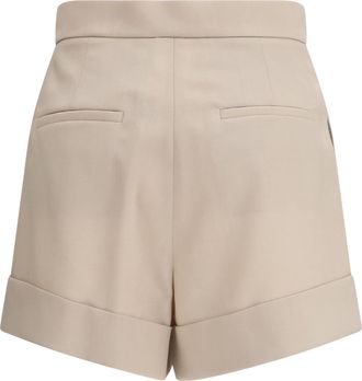 Max Mara Mohair and Silk Canvas Bermudas - Green
