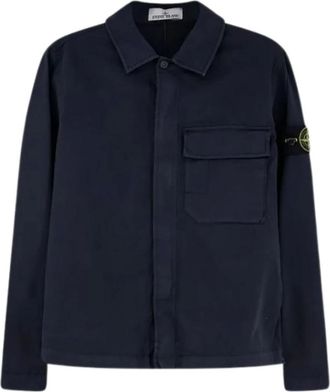 Stone Island Homme, Vestes, Bleu, Taille: S Light Vestes