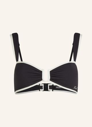 Karl Lagerfeld Bikini-Top schwarz