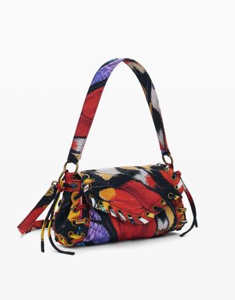 Desigual Medium - Sac imprim&eacute; - Noir-multicolore
