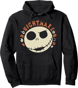 Disney The Nightmare Before Christmas Jack Halloween Pullover Hoodie