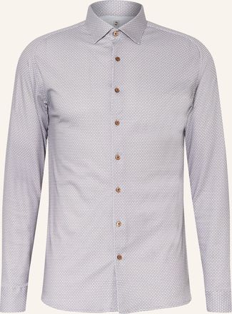 DeSoto Desoto Jerseyhemd Slim Fit braun