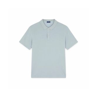 Paul & Shark Homme, Tops, Gris, Taille: L Polo en Piqu&eacute; de Coton Teint en Pi&egrave;ce