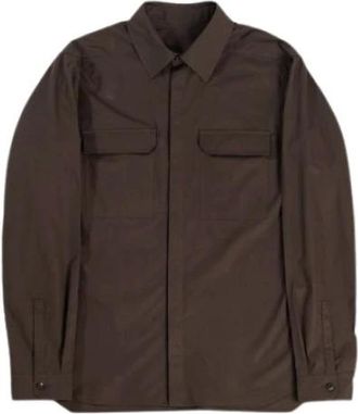 Rick Owens Homme, Chemises, Brun, Taille: L Work Shirt