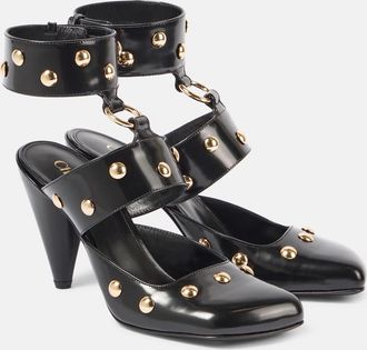 Chloé Chloé Verzierte Pumps Jade aus Leder