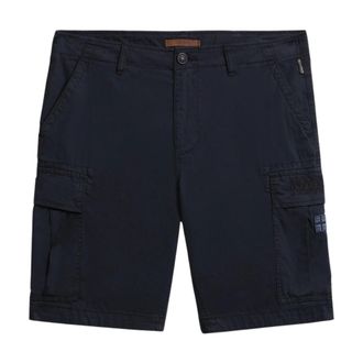 Napapijri Blaue Baumwoll-Cargoshorts - - Shorts - Herren - Blau - W35