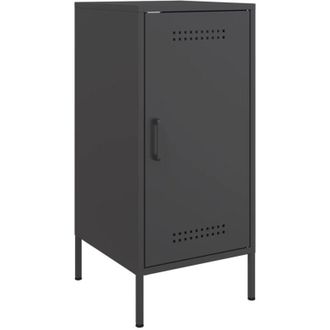 vidaXL Buffet noir 36x39x79 cm acier - Vidaxl
