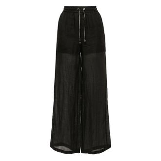 Lorena Antoniazzi Wide Hosen - - Trousers - Damen - Schwarzk - 2XS