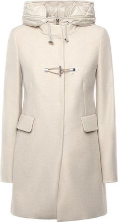 Fay Femme, Manteaux, Blanc, Taille: 42 FR Manteau Duffle-coat