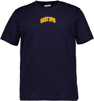 GANT Herren T-Shirt blau Baumwolle