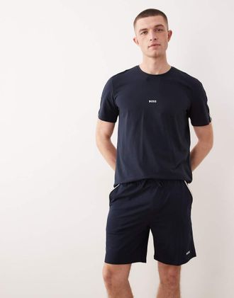 HUGO BOSS Unique - Short confort densemble - Bleu marine