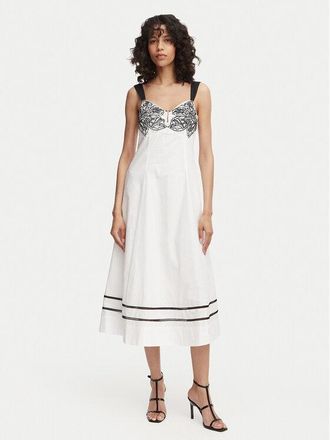 French Connection Sommerkleid Cambria 719R3 Wei&szlig; Regular Fit