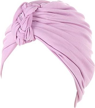 Generic Turban pour femme - Couverture ethnique - Pour cancer, violet, Taille unique