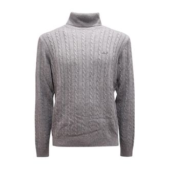 Sun 68 K43140 Dolcevita Rollkragenpullover - - Knitwear - Herren - Grau - XL
