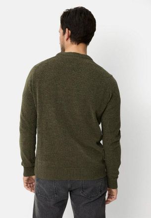 Camel Active Rundhalspullover Pullover mit Rundhalskragen Langarm Pullover_Rundhalspullover