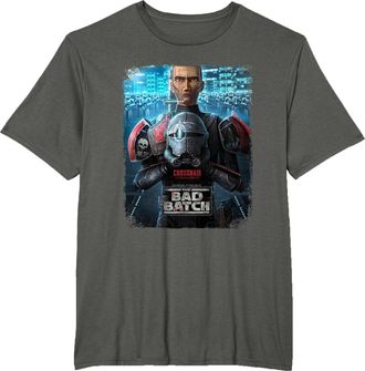 Star Wars The Bad Batch Crosshair Character Poster T-Shirt