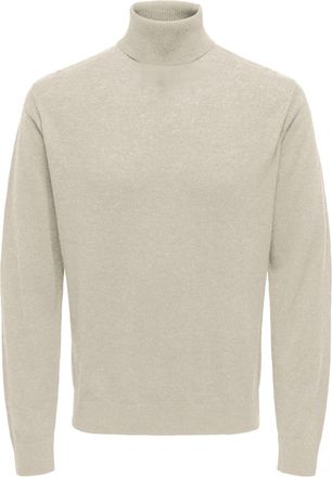 Only & Sons Onsloui Reg 12 Mel Roll Knit