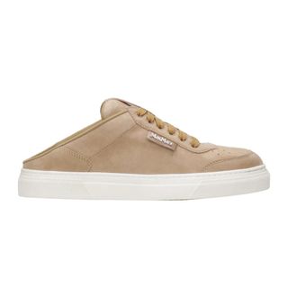 Max Mara Baskets en daim avec motif lac&eacute; - Femme - Chaussures - Brun - Taille: 41 EU