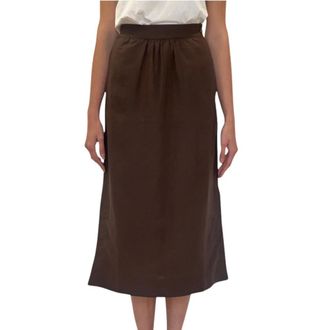 Colmar Midi-Rock - - Skirts - Damen - Braun - L