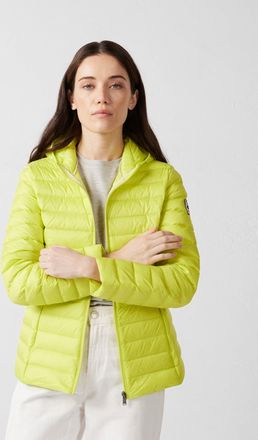 Jott Doudoune l&eacute;g&egrave;re &agrave; capuche Jaune &eacute;lexir Cloe - Taille XL